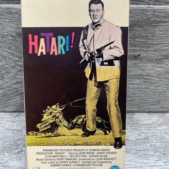Paramount home video | Media | Hatari Vhs 961 Color Double Vhs Boxed ...